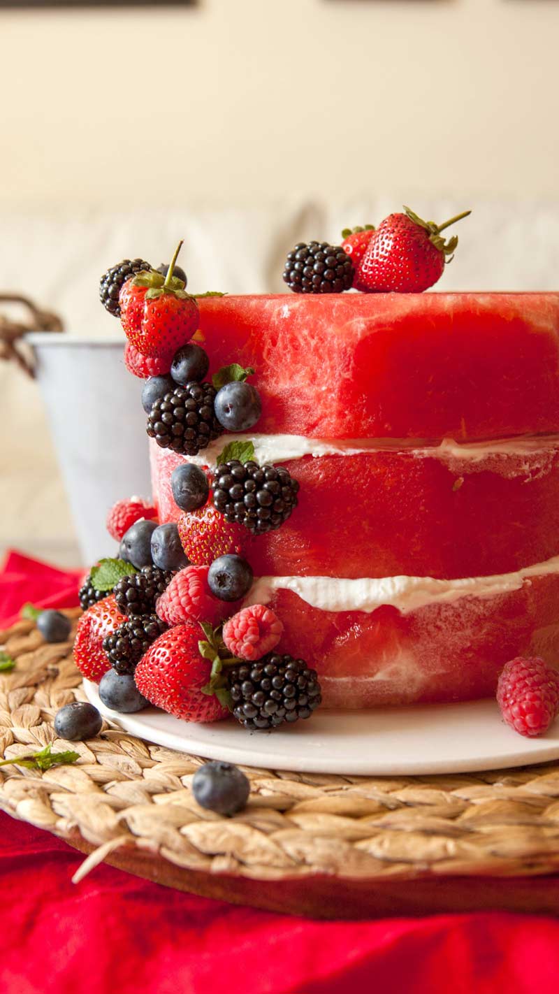 Tarta de sandía 🍉 | LA COCINA SANA