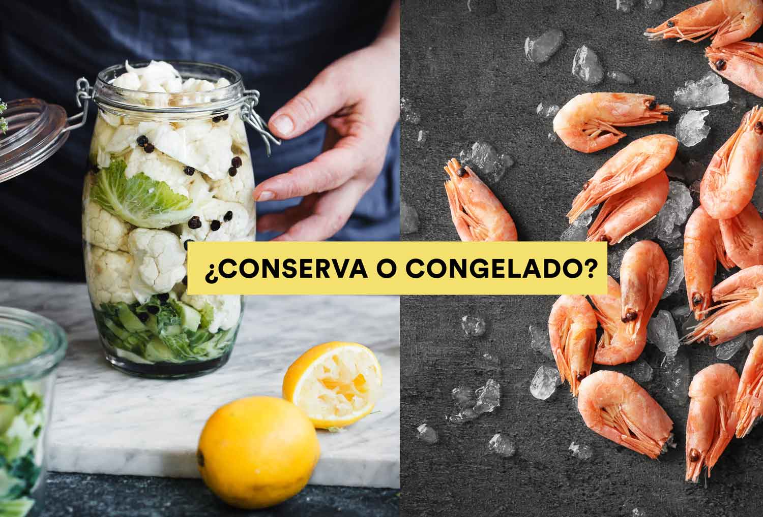 Alimentos congelados o alimentos en conserva ¿qué es mejor? | LA COCINA ...